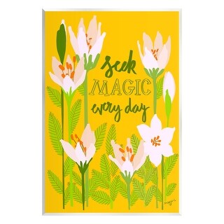 Stupell Seek Magic Every Day Wall Plaque Art Pragya Kothari - Bed Bath ...