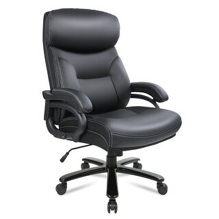 Big and Tall Office Chair Wide Seat Extra Executive Office Chair ...