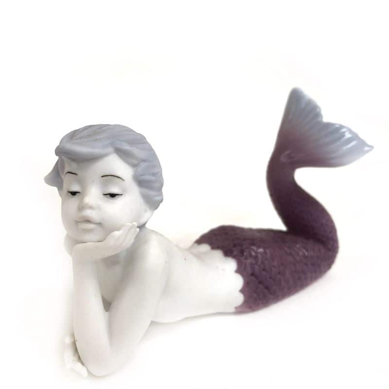 Pink Mermaid Figurine - Overstock - 40440729