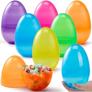 6 Pcs Jumbo Translucent Easter Eggs 7 Inch - Bed Bath & Beyond - 40171266