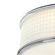Atlas Lighting Prism Textured Glass and Metal Drum Flush Mount - Bed ...