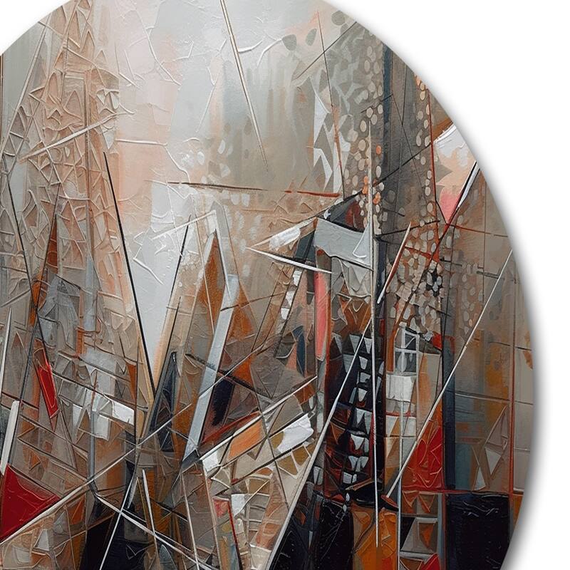 Designart "Exploring Cubist Abstractions II" Abstract Cubism Metal ...
