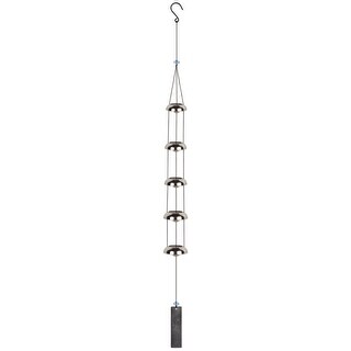 Silver Vertical Bells 37" - Bed Bath & Beyond - 37152041