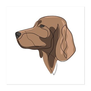 Irish Setter c Line Drawings Animals Dog Dorm Art Art Print/Poster ...