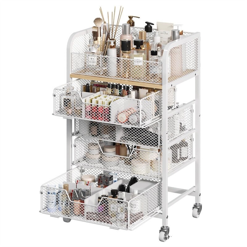 makeup caddy on wheels