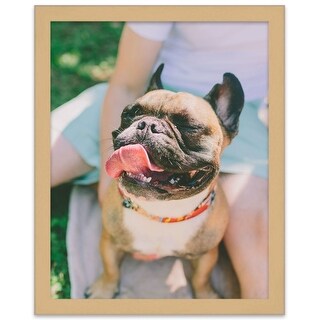 54x8 Natural Wood Picture Frame - With Acrylic Front and Foam Board ...