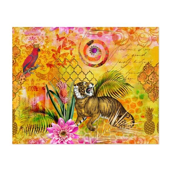 Fancy Tiger In Bright Colors Illustrations Animals Art Print/Poster ...