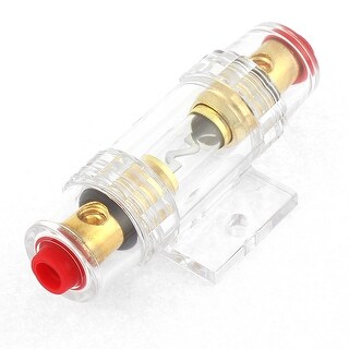 Auto Stereo Audio Ammeter Amplifier Wire Inline AGU Fuse Holder 60A ...