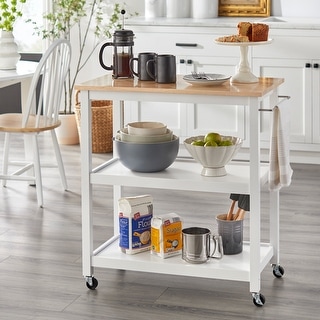 Slim Storage Cart, Rolling Narrow Kitchen Cart on Wheels - N/A - On ...