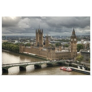 "London Houses of Parliament" Poster Print - Multi - Bed Bath & Beyond ...
