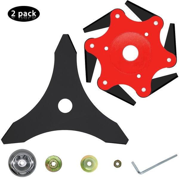 Steel Razors Trimmer Head & 3 Teeth Brush Cutter Blade - Bed Bath ...