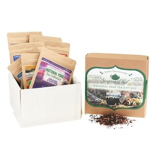 National Park Tea Set - 8 Reclosable Loose Leaf Tea Sachets - Multi ...