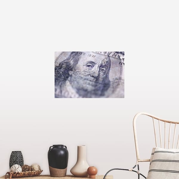 "Hundred dollar bill" Poster Print - Multi - Bed Bath & Beyond - 16468123