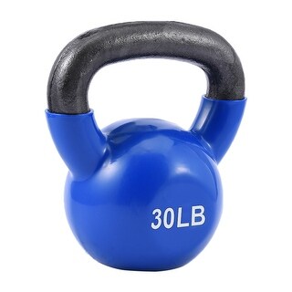 Solid Iron Kettlebells Vinyl Coated Kettlebells Exercise Kettlebell ...