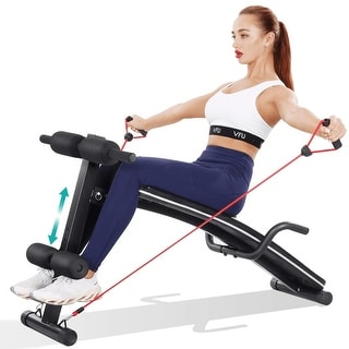 Sit Up Bench Adjustable and Foldable Slant Board for Abdominal Exercise ...