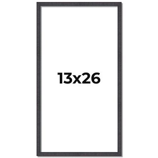 13x26 Frame Brown Solid Wood Picture Frame - Complete Modern Photo ...
