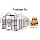 Walk-in Hobby Greenhouse with Sliding Door and Roof Vent for Backyard ...