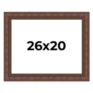 26x20 Frame Pewter Solid Wood Picture Frame Width 1.625 Inches ...