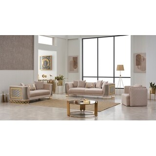 Palmer 3 Pieces Living Room Sets 2 Sofa 1 Chair - Bed Bath & Beyond ...
