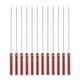 12pcs Kebob Skewers 40cmx7mmx2mm Flat Sticks with Wood Handle - Bed ...