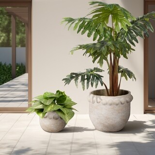 Sagebrook Home Eco-Friendly Ecomix Material Planters - Paper Mache ...