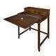 Solid Wood Home Office Computer Desk with Drawers, Pull-out tray, and ...