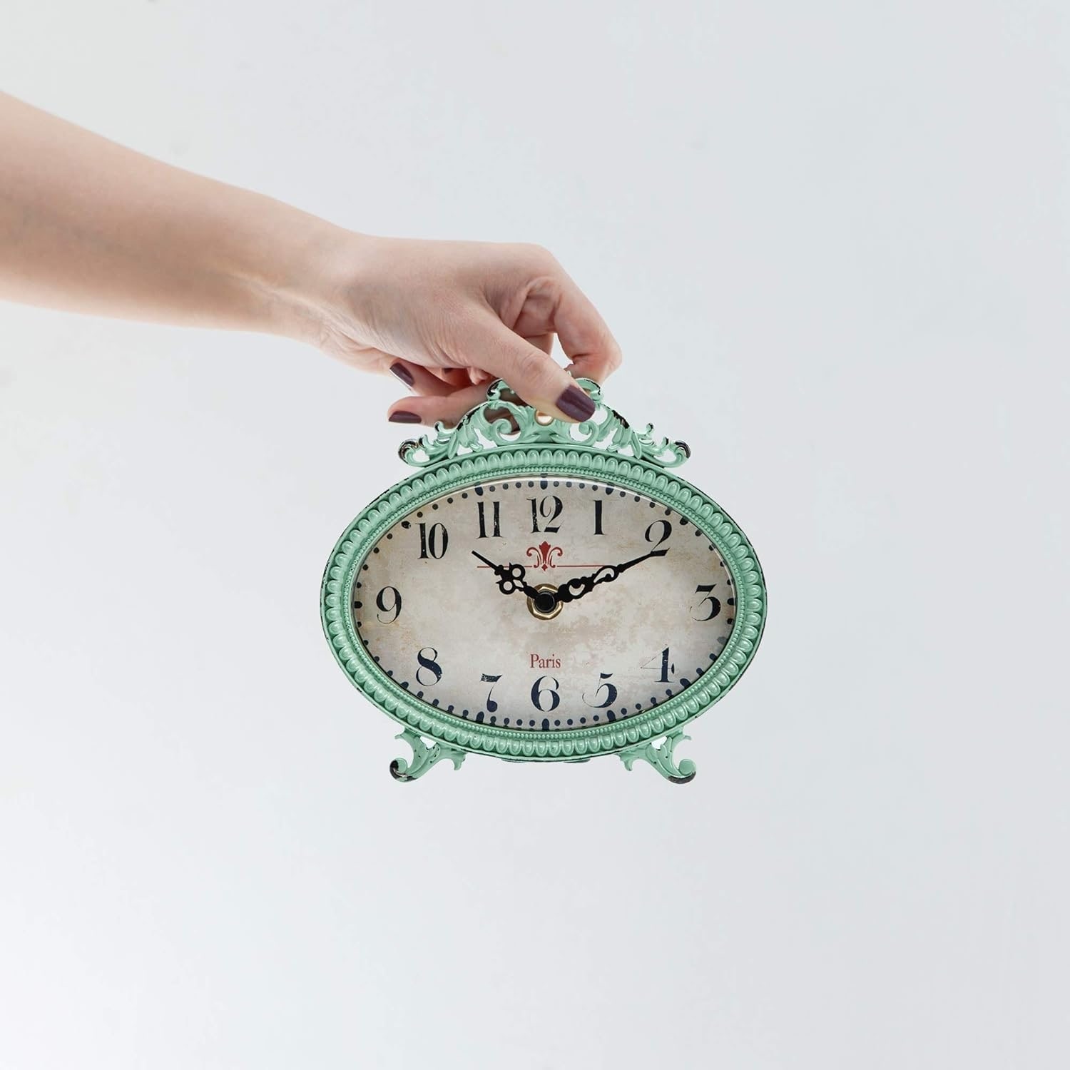 rococo style wall clock