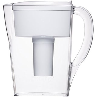 Brita 6 Cup Space Saver BPA Free Water Pitcher with 1 Filter, White ...