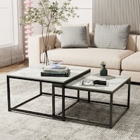 CorLiving Square Nesting Coffee Table - On Sale - Bed Bath & Beyond ...