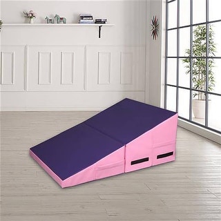 33"x24"x14" Trapezoid Gymnastics Mat Purple & Pink - Bed Bath & Beyond ...