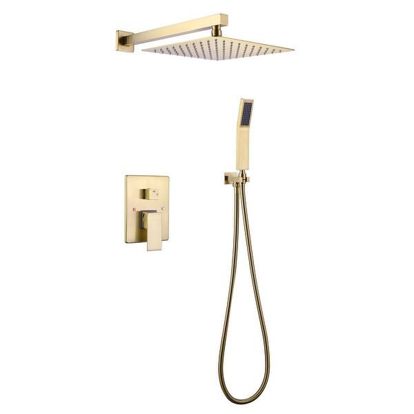 Wall Mounted Double Functions Complete Shower System With Rough-In ...