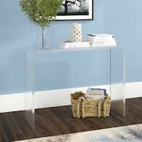 Acrylic Small Console Table - Bed Bath & Beyond - 36329452