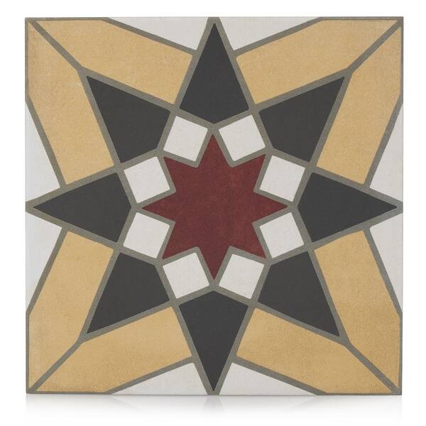 Industry Tile 8x8 Splendor Mustard Porcelain Tile - Bed Bath & Beyond ...