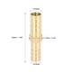 Brass Barb Hose Pipe Fitting Straight Connector Adapter for Air Water ...