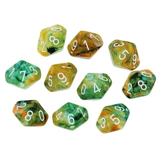 Chessex Nebula Spring/white Set of Ten d10 Dice - Bed Bath & Beyond ...