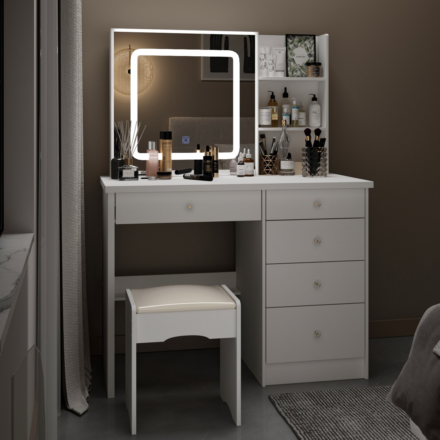 Glam Top Rated Makeup Vanities Bed Bath Beyond