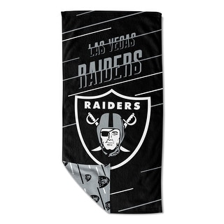 NFL 983 Raiders Splitter Beach Towel - 36x72 - Bed Bath & Beyond - 34117870