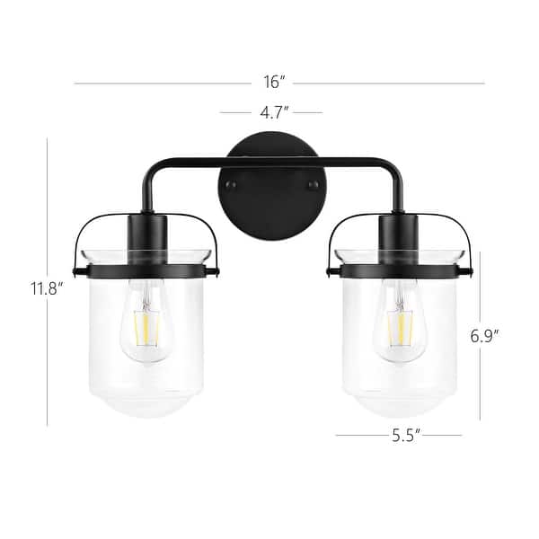 2 light wall sconce fixtures for bathroom above mirror - Bed Bath ...