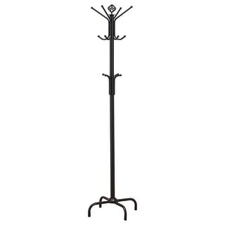 Collier 12-Hook Metal Freestanding Coat Rack Black - Bed Bath & Beyond ...