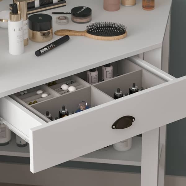 corner shelf for dressing table