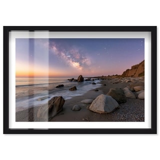 Cosmic Coastline III Sunset Wall Decor Shadowbox Print by Notoriart ...