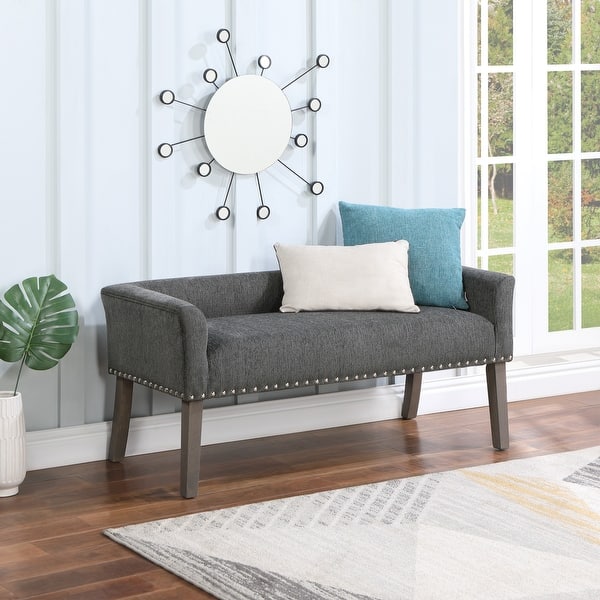 Marybeth Mid-Century Modern Upholstery Bench - Bed Bath & Beyond - 37368911