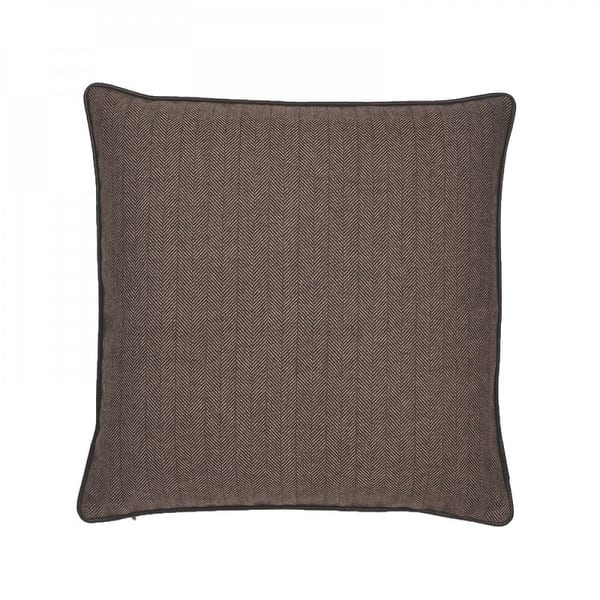 dark brown patterned cushions
