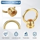 Eye Nut, Metric Ring Shape Female Loop Lifting Eye Nut for Hanging Lamp ...