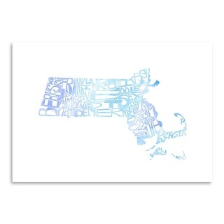 Americanflat - Massachusette Bl Water by Capow - 16"x20" Poster Art ...