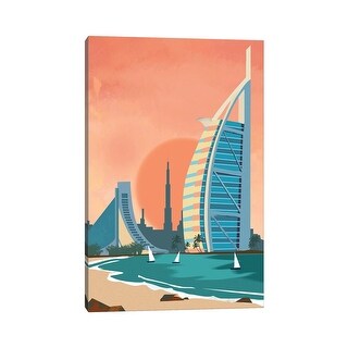 iCanvas "Dubai Architectural Scenery" by Art Mirano Canvas Print - Bed ...