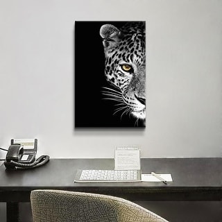 Black and White Cheetah Print Picture Majestic Animal - Bed Bath ...