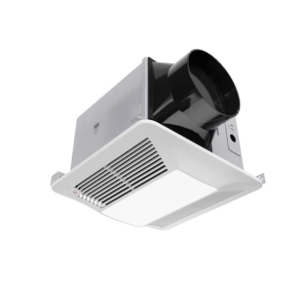 150 CFM 0.5 Sone Ceiling Mount Bathroom Exhaust Fan with LED Light ...