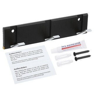 Coat Rack Wall Mount, Floating Rack with 2/3/4 Hooks - Bed Bath ...