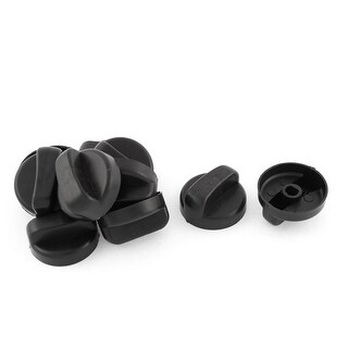 Kitchen Black Plastic Rotary Switch Range Knob for Gas Stove 10 Pcs ...